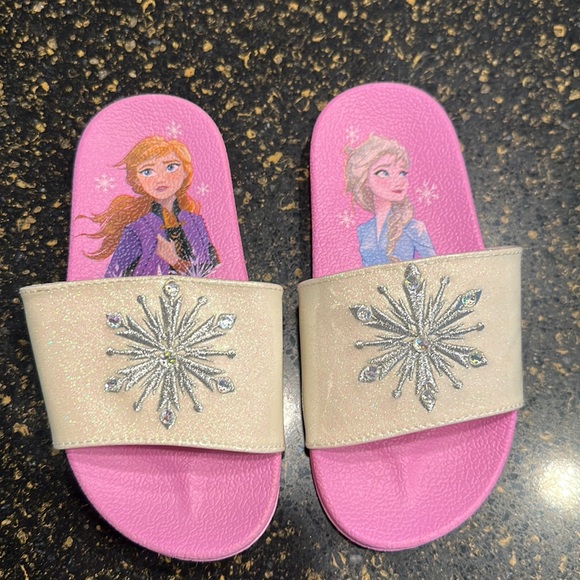 Disney | Shoes | Nwot Disneys Frozen Slide Sandals | Poshmark
